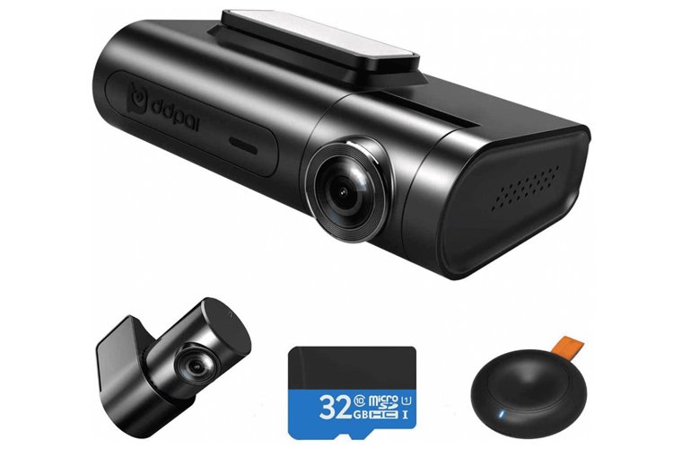 DDPAI X2S Pro Dual Channel QHD 2K Dash Camera